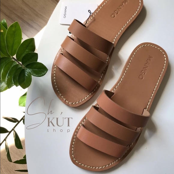Mango | Shoes | Mng Bovine Leather Sandals Bloggers Fav | Poshmark